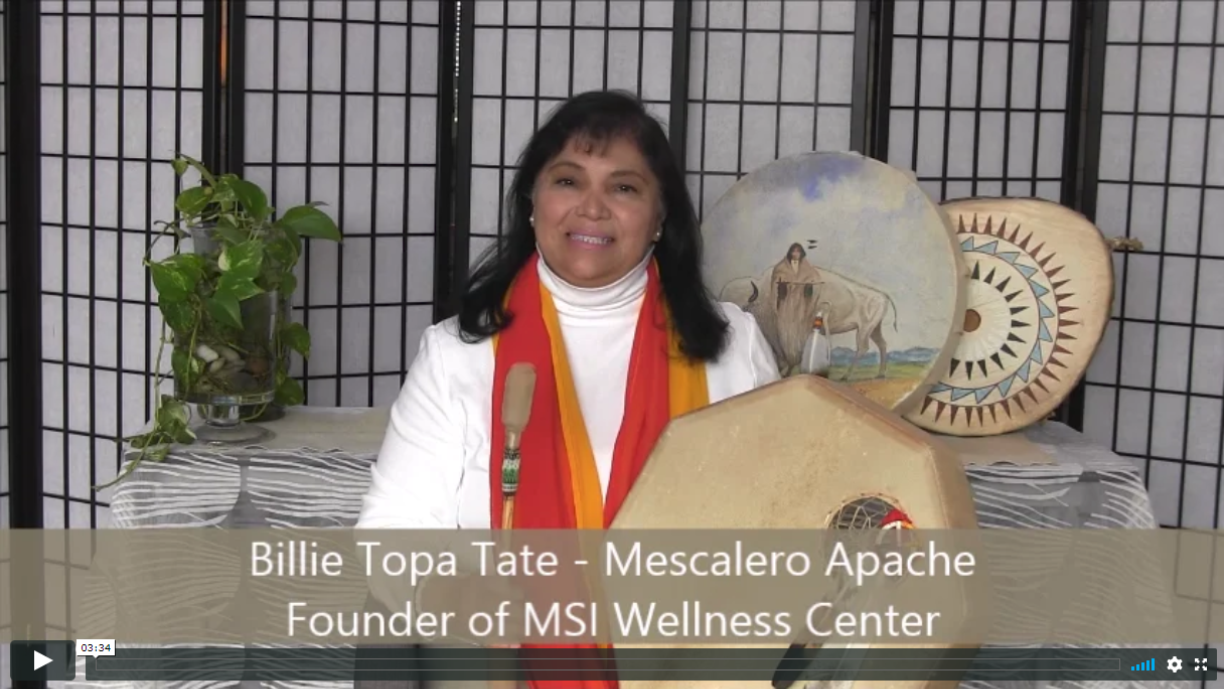 Morning Native Drumming Sacred Intention with Billie Topa Tate - MSI ...